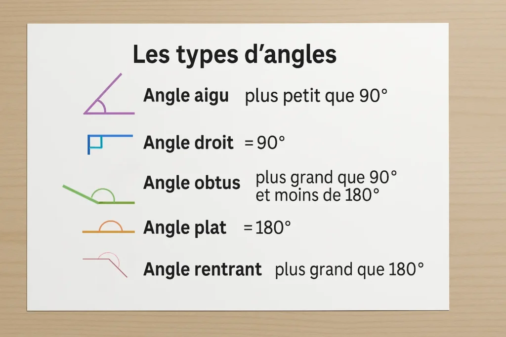 Mesurer un angle avec un rapporteur guide complet et facile